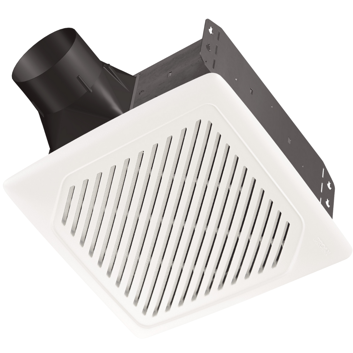 Broan FlexAir Selectable 80/110 CFM Bathroom Exhaust Fan w/ Louvered G ...