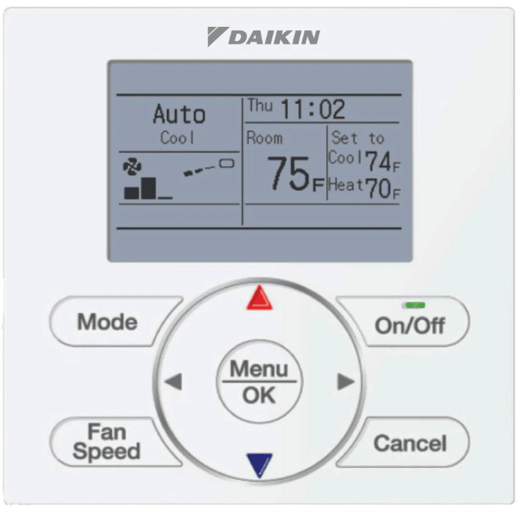 Daikin Wired Navigation Remote Controller – Sylvane