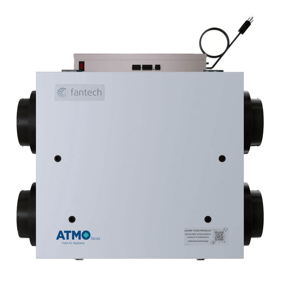 Fantech ATMO 300E-EC 300 CFM Energy Recovery Ventilator w/ EC Motor ...