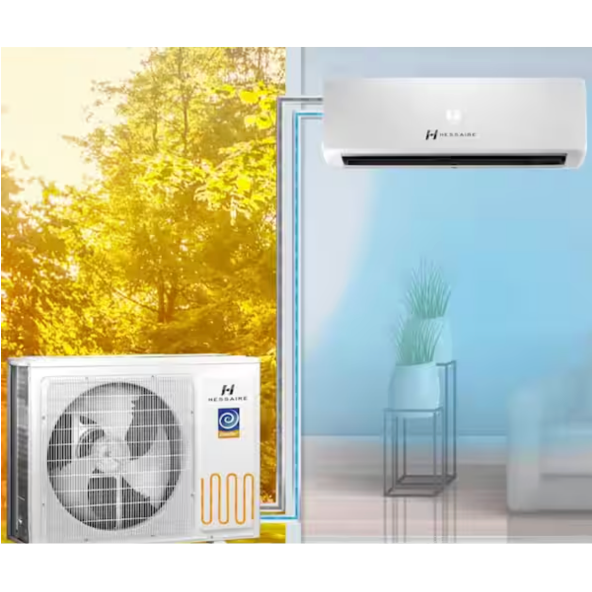 Hessaire DIY 18,000 BTU Ductless Mini Split Heat Pump – Sylvane