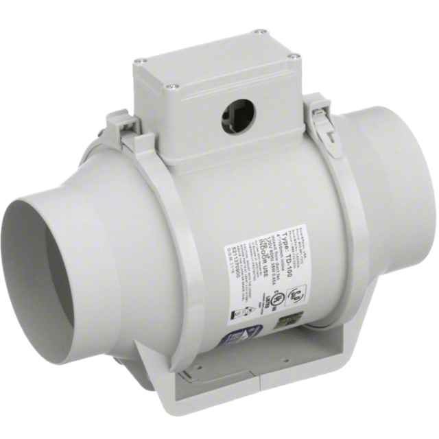 S&P TD-150 6-inch Mixed Flow Inline Duct Fan – Sylvane